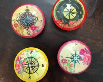 Compass Cabinet Knobs - Etsy