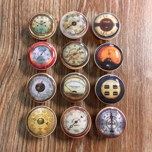 Steampunk Gauge Drawer Knobs - Etsy