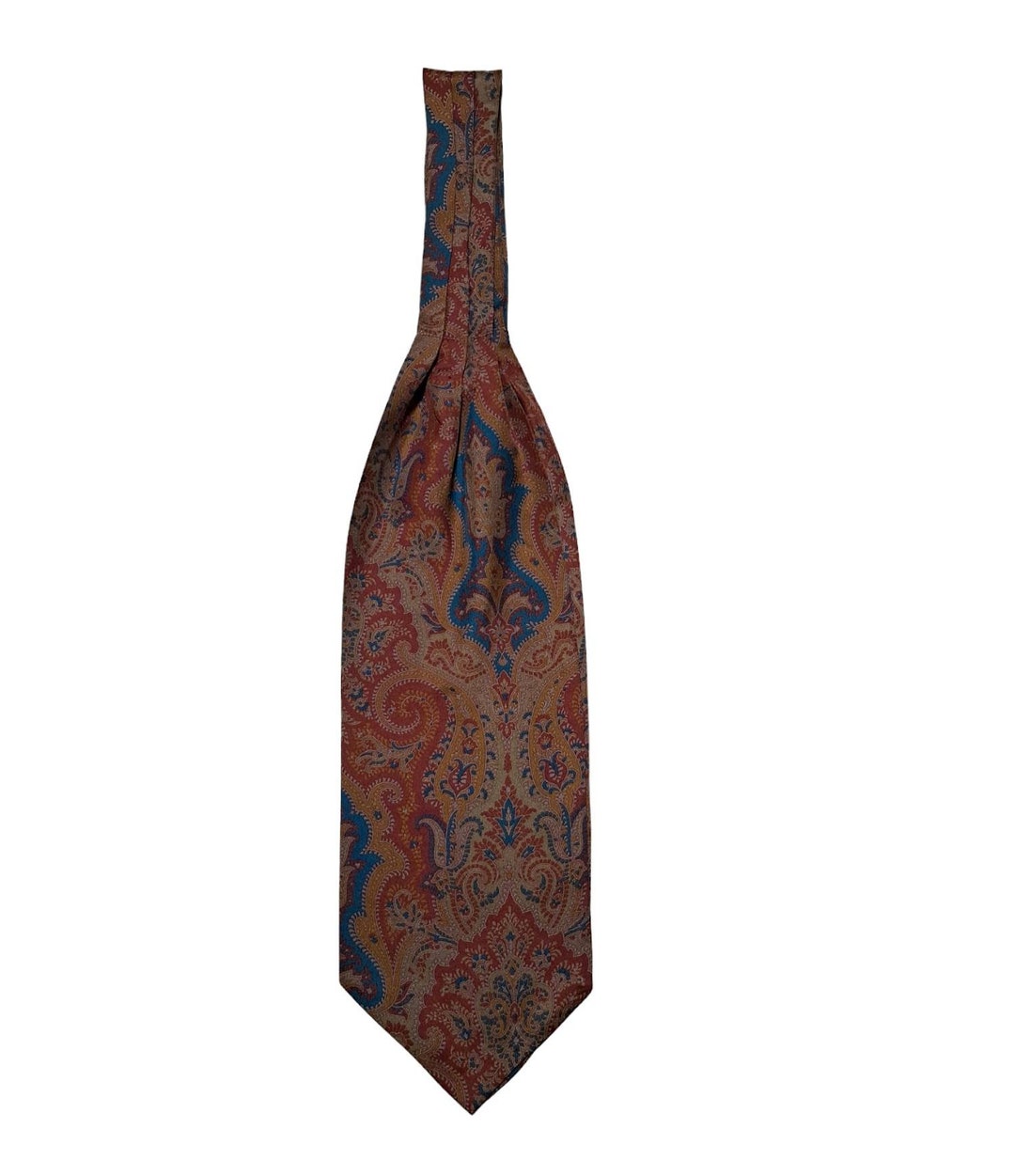 Vintage Ascot Tie in Pure Silk - Etsy