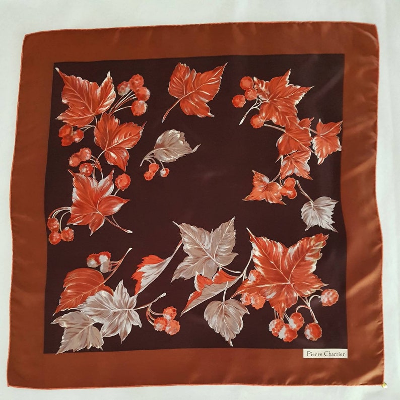 Pierre Charrier Vintage Scarf - Etsy