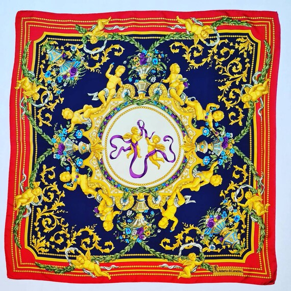 Roberta Di Camerino Vintage Scarf - Etsy Roberta Di Camerino Vintage Scarf - Etsy