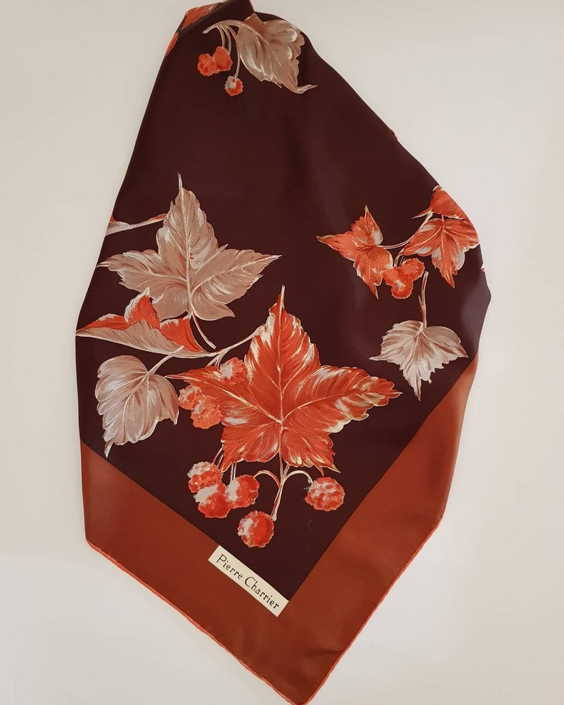 Pierre Charrier Vintage Scarf - Etsy