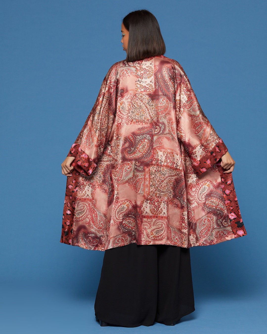 Kimono in Pure Silk /EXTRA PINK MODEL - Etsy