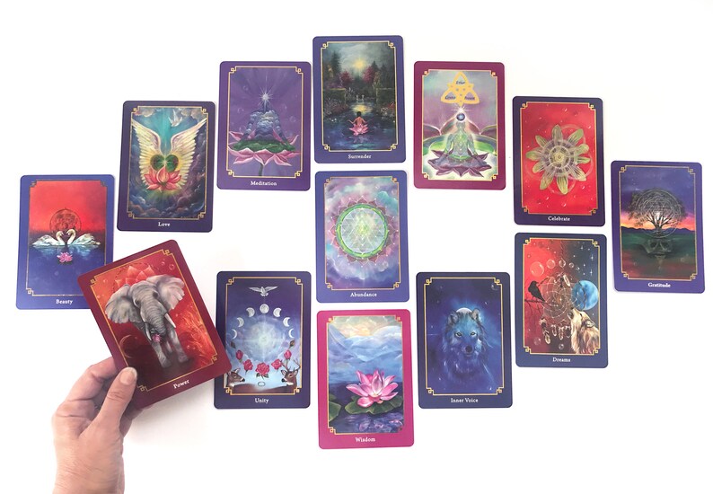 Soul Oracle Cards—book Set, Self-discovery, Soul Awakening, Spiritual ...