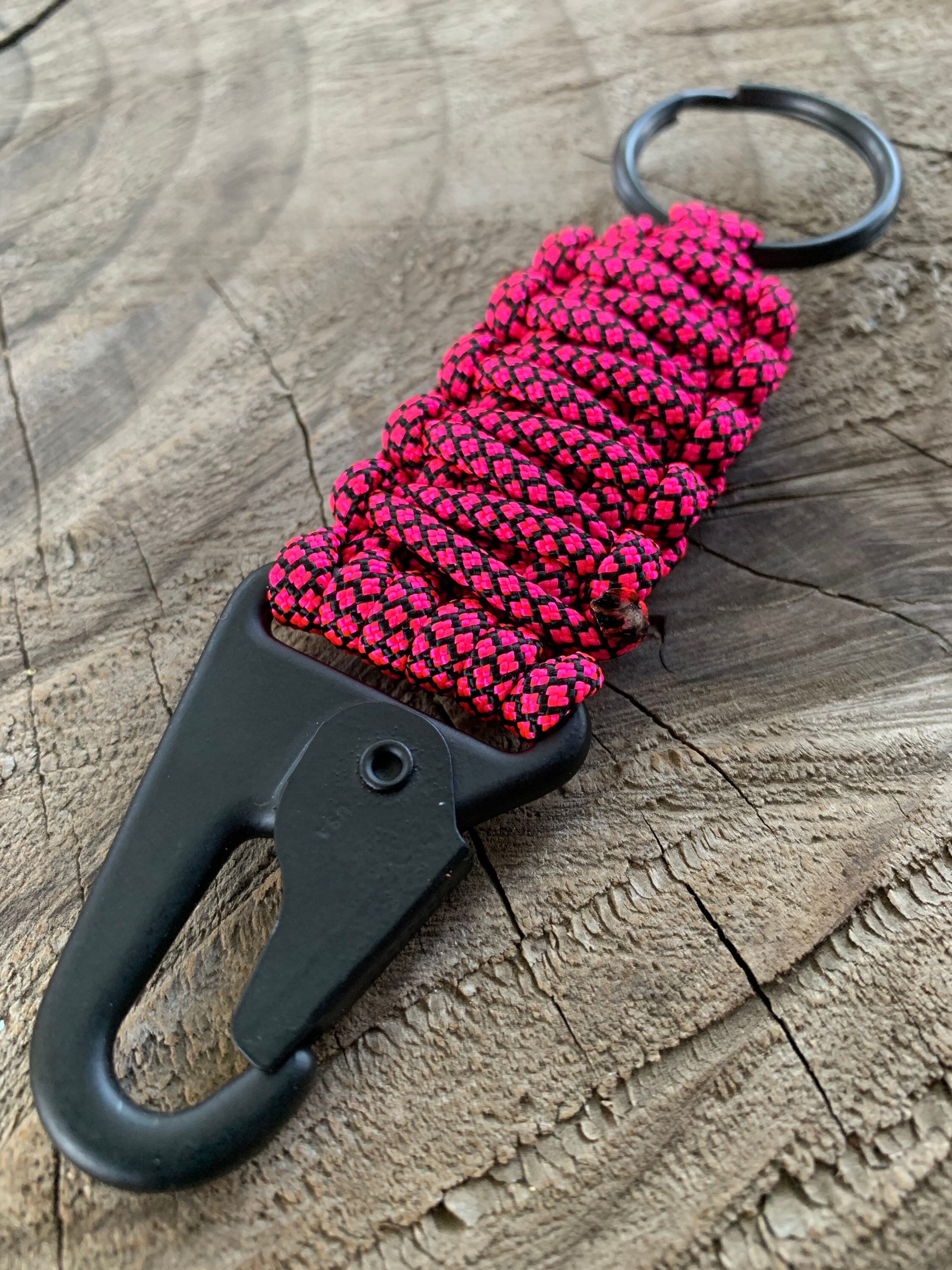 Pink Diamonds EDC Keychain | Etsy