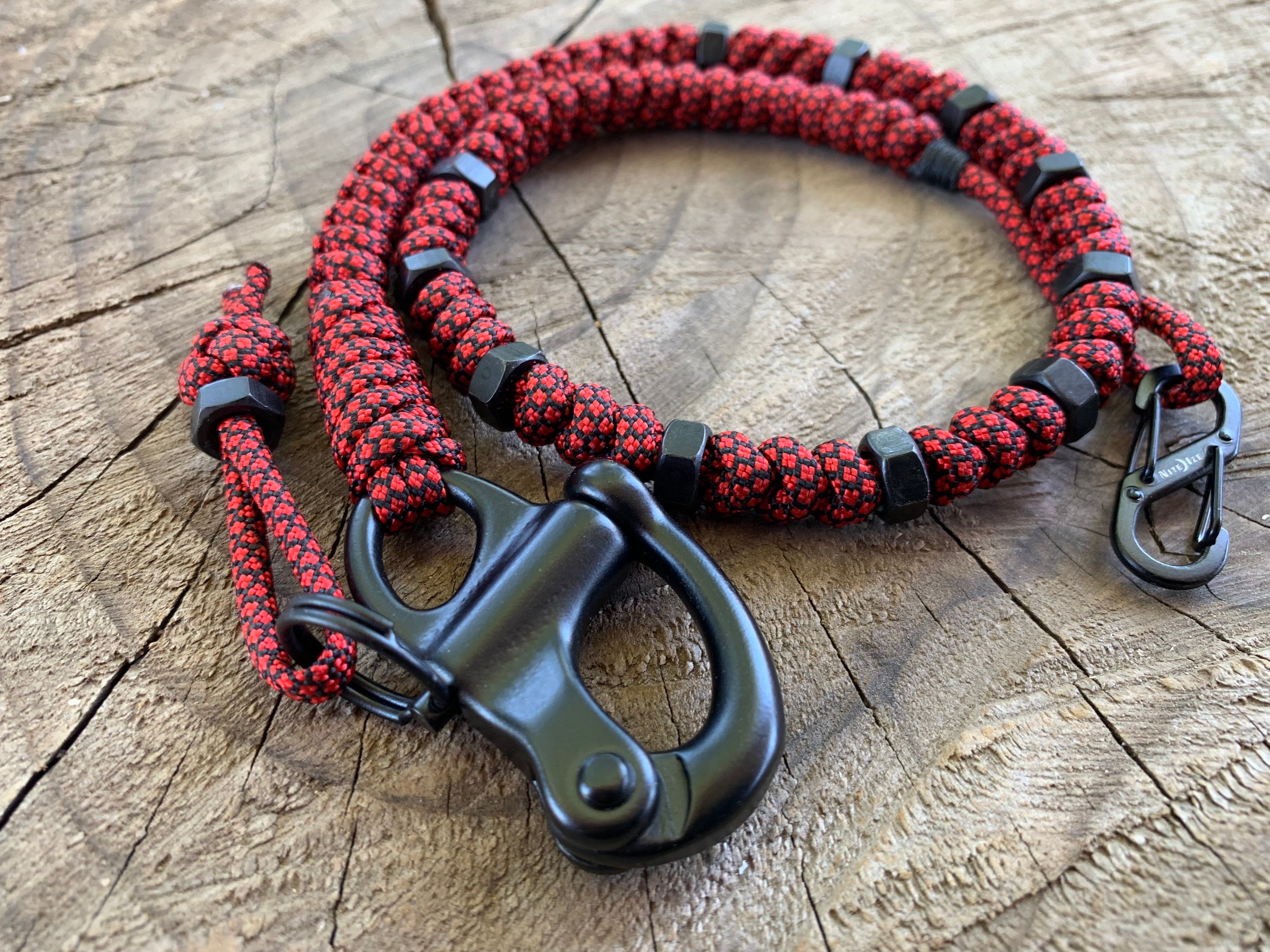 12 Hex Red Diamonds Wallet Chain | Etsy