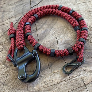 12 Hex Red Diamonds Wallet Chain - Etsy