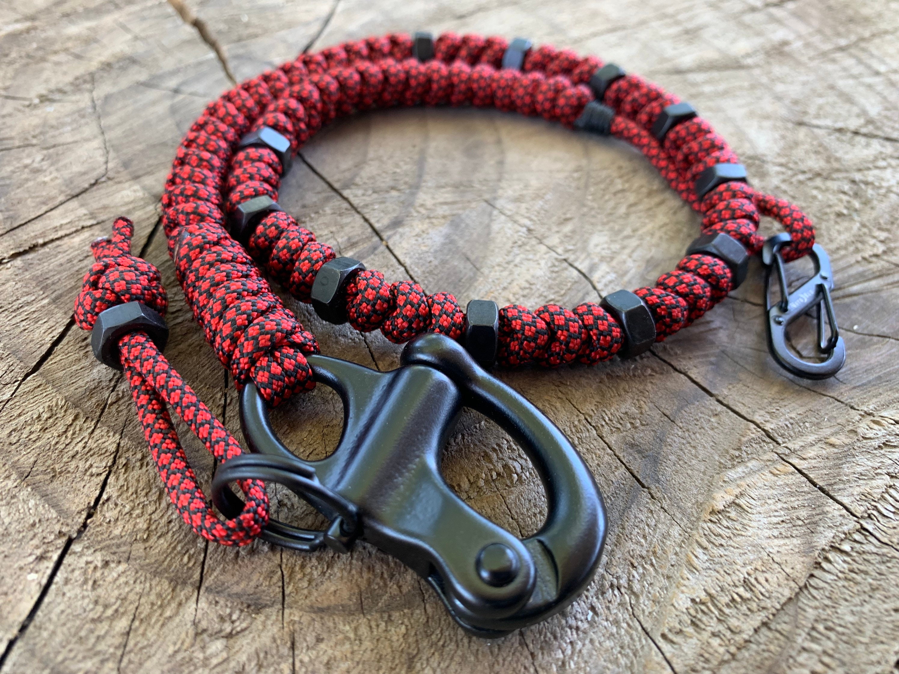 12 Hex Red Diamonds Wallet Chain | Etsy