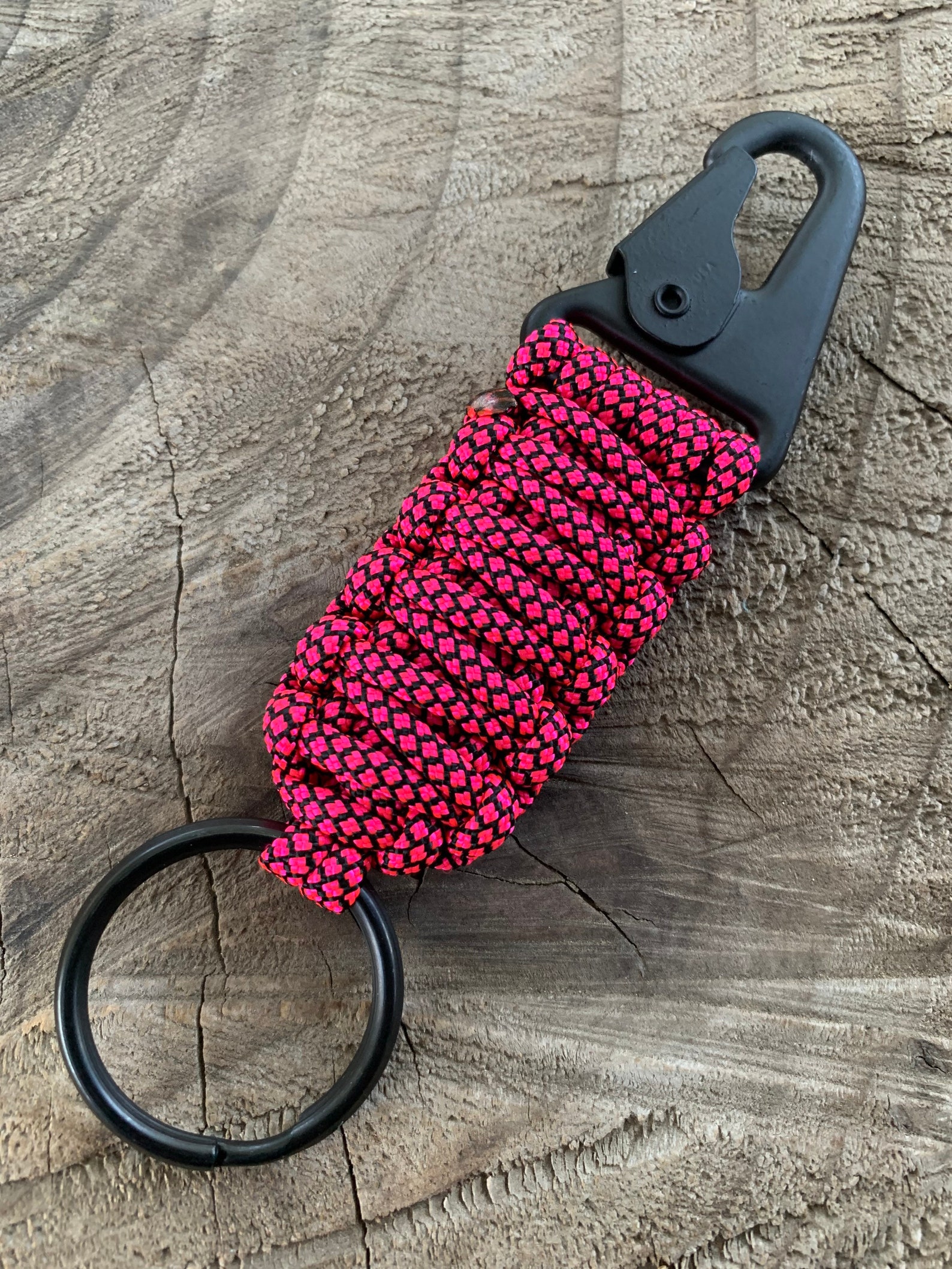 Pink Diamonds EDC Keychain | Etsy