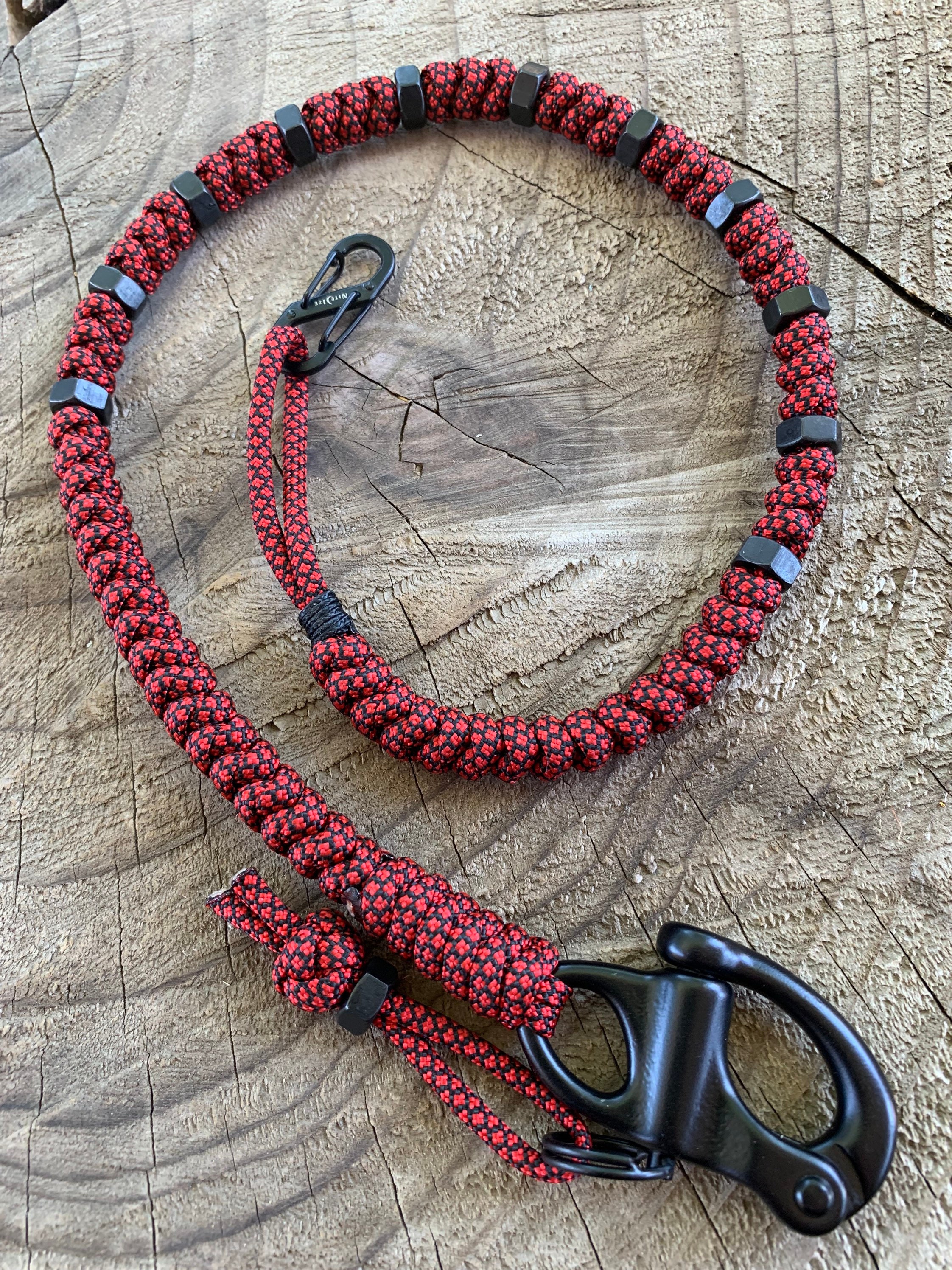 12 Hex Red Diamonds Wallet Chain | Etsy