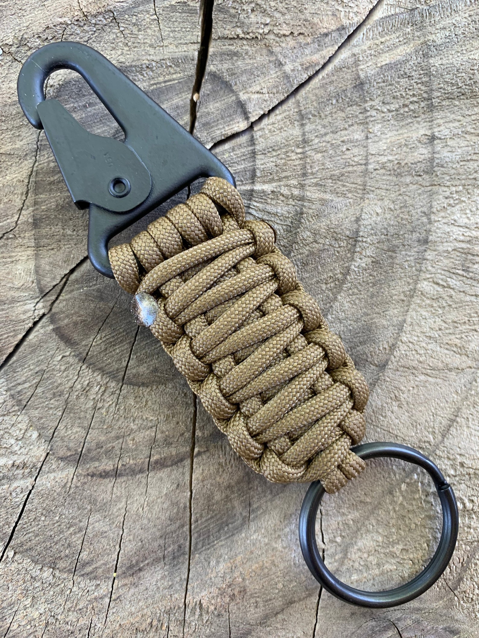 Coyote Brown Keychain - Etsy