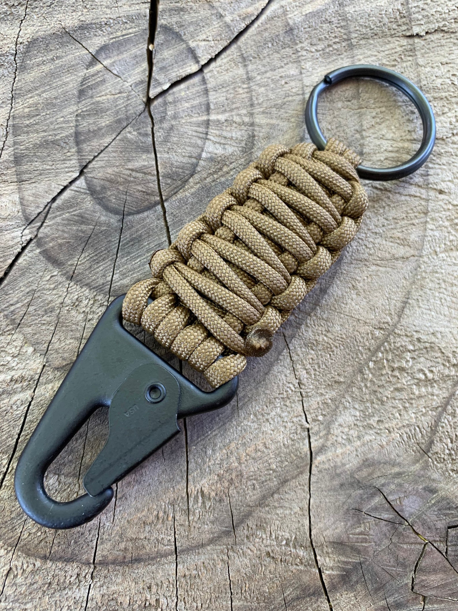 Coyote Brown Keychain - Etsy