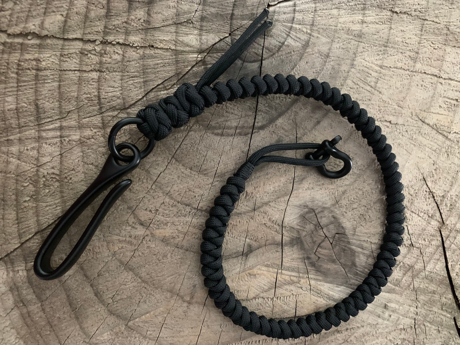 Simple Classic Style Black Wallet Chain - Etsy