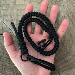 Simple Classic Style Black Wallet Chain - Etsy