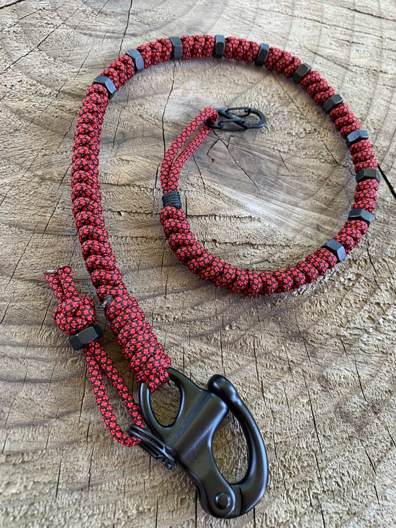 12 Hex Red Diamonds Wallet Chain - Etsy