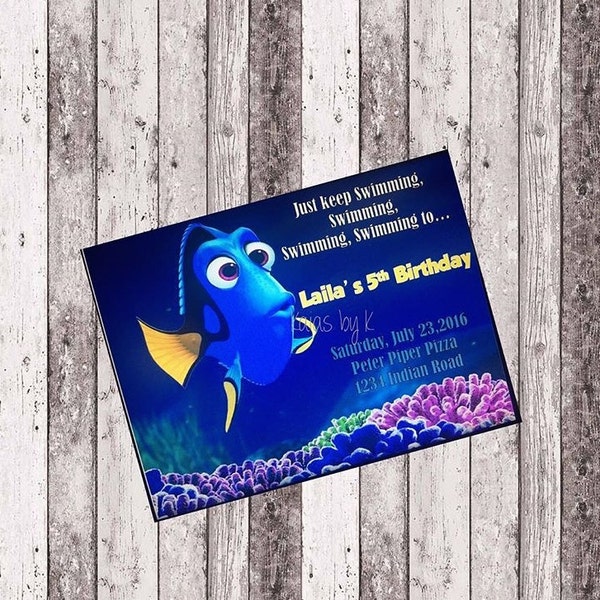 Dory Invitation - Etsy