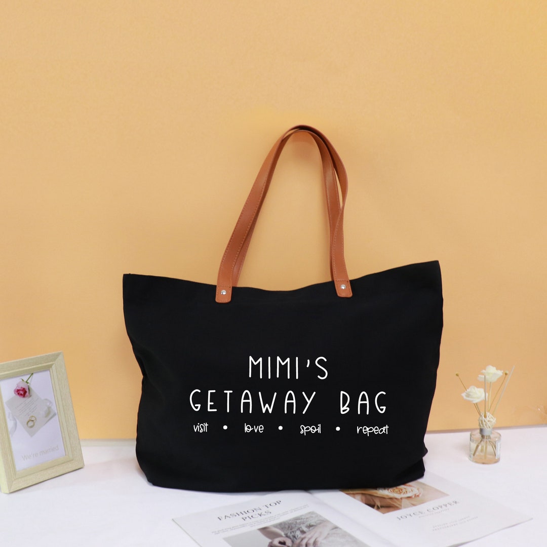 Mimi's Getaway Bag With Zipper, Mimi Gifts, Mimi Birthday Gifts ...
