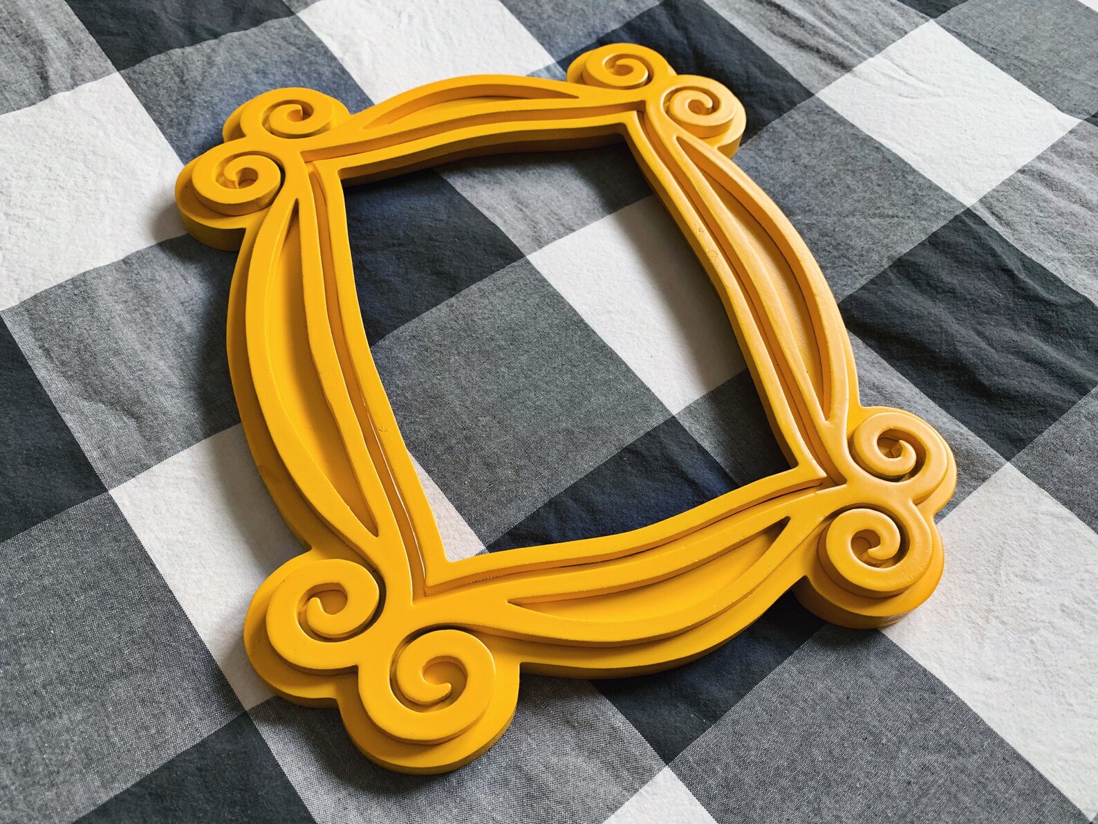 Monica Frame // Friends Decor // Friends Yellow Frame // | Etsy