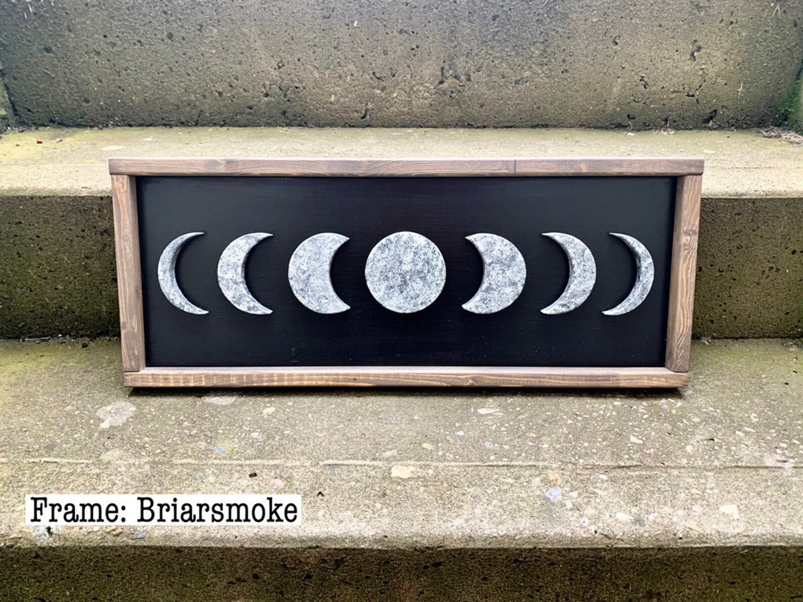 3D Moon Phases Sign // Home Decor // Farmhouse Sign // | Etsy