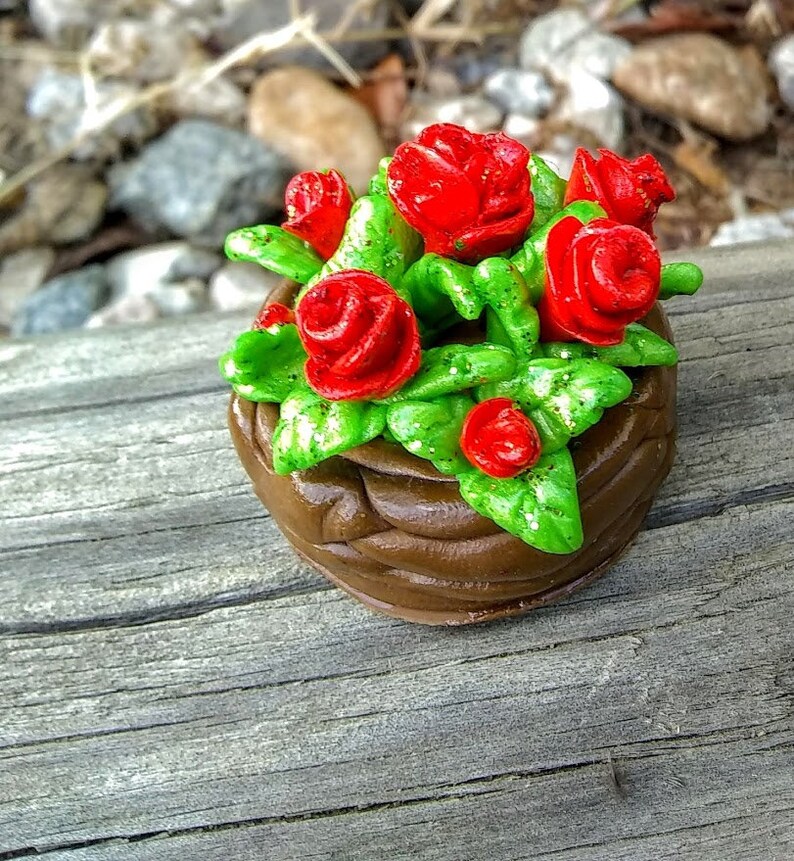 Miniature Handcrafted Roses - Etsy