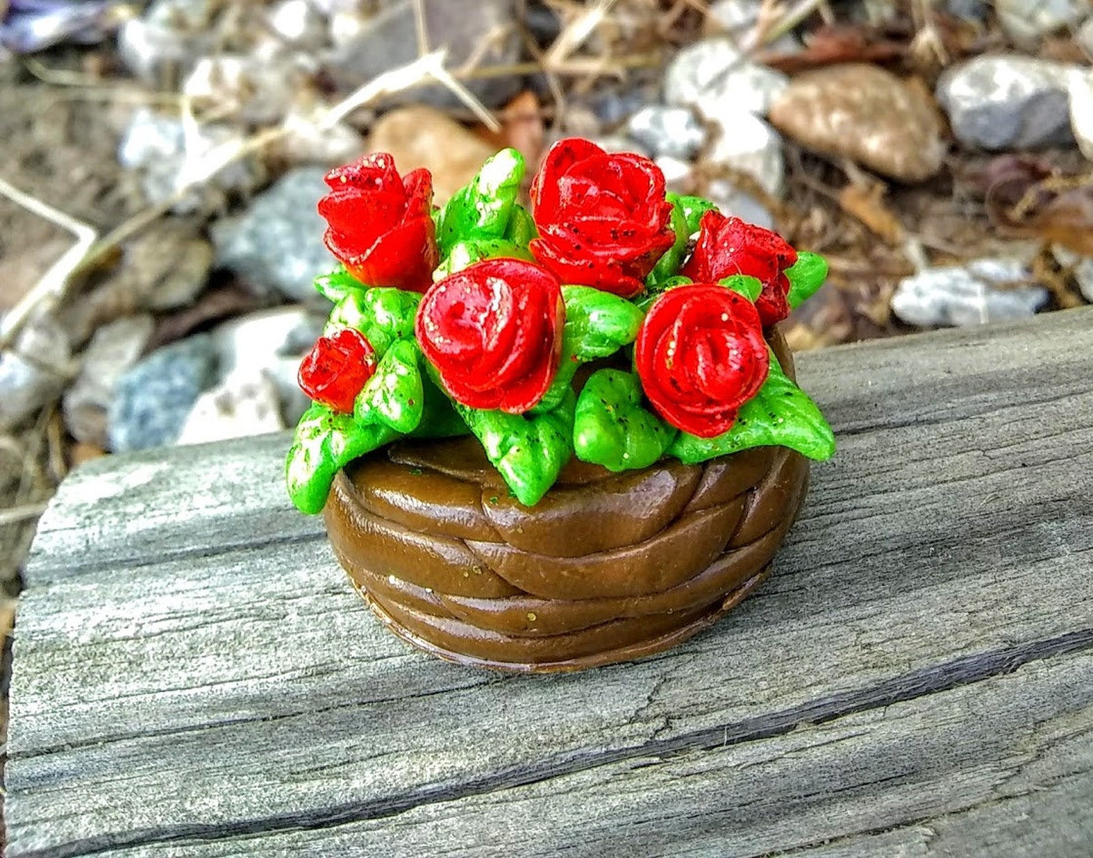 Miniature Handcrafted Roses - Etsy
