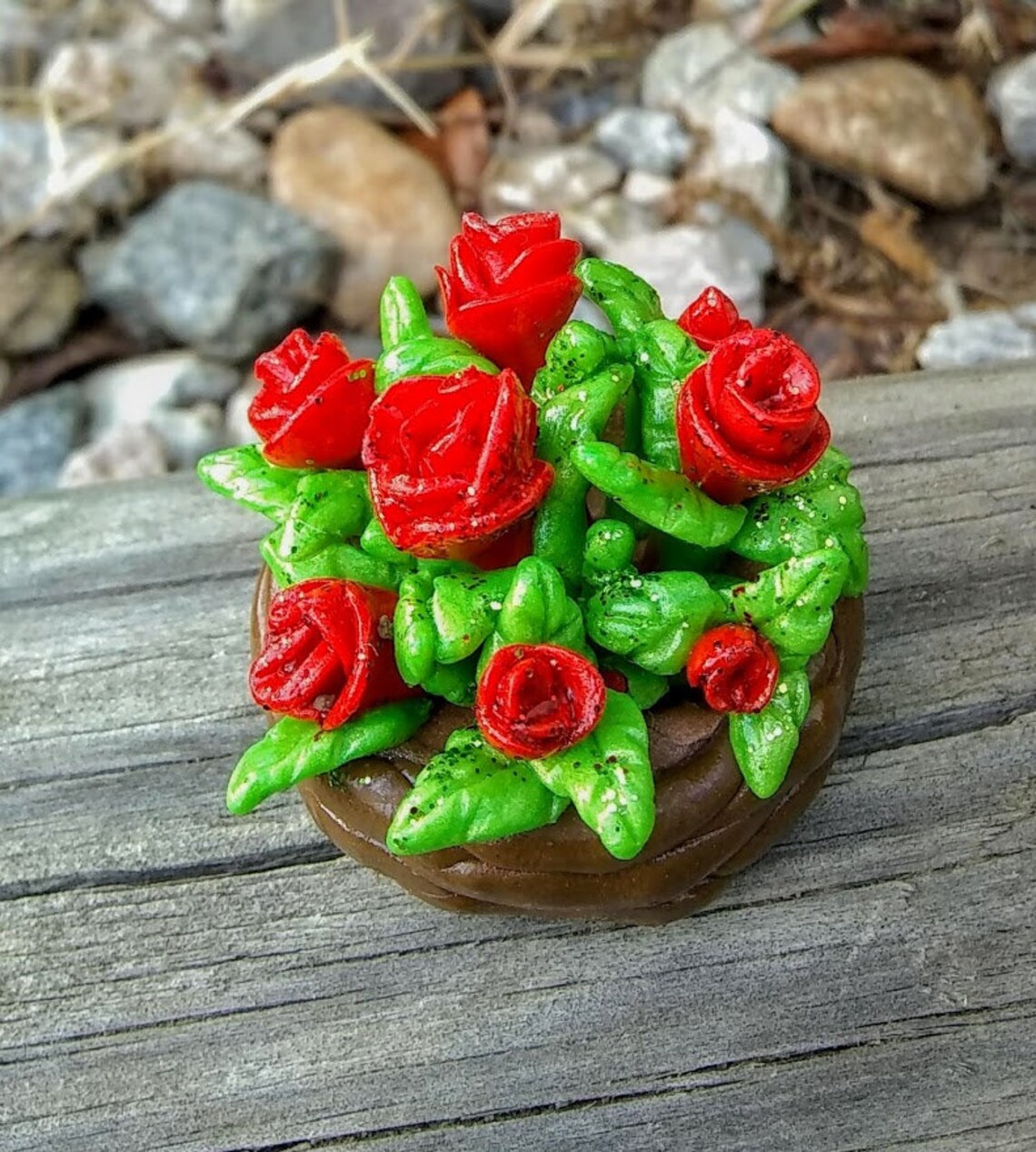 Miniature Handcrafted Roses - Etsy