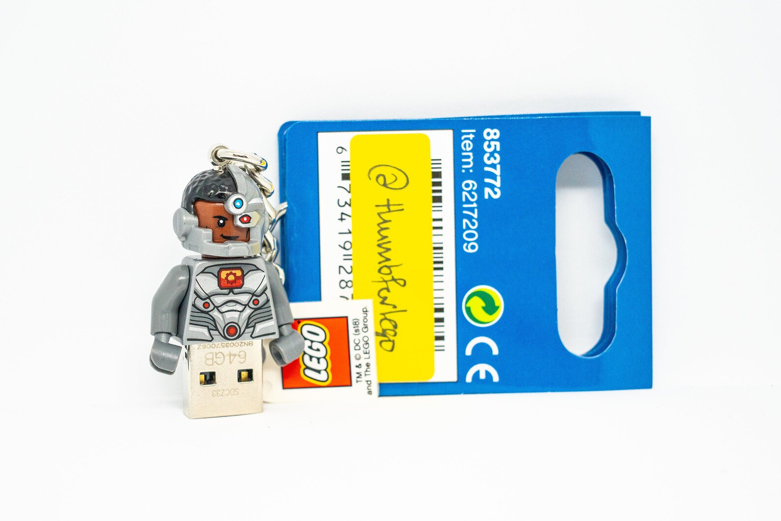 Cyborg Lego Keychain Handmade USB stick SanDisk | Etsy