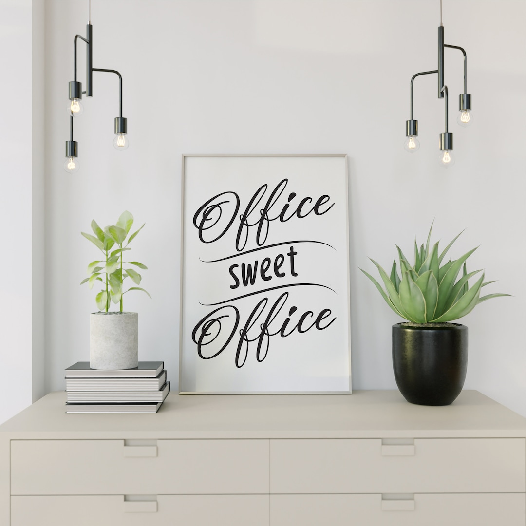 Office Sweet Office - Printable Office Decor - Etsy