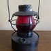 Vintage Handlan St. Louis Lantern, Red Glass Globe, Railroad ...