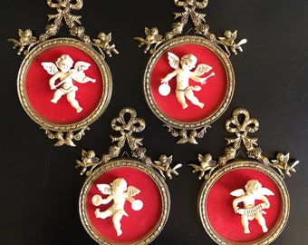 Cherub wall plaques | Etsy