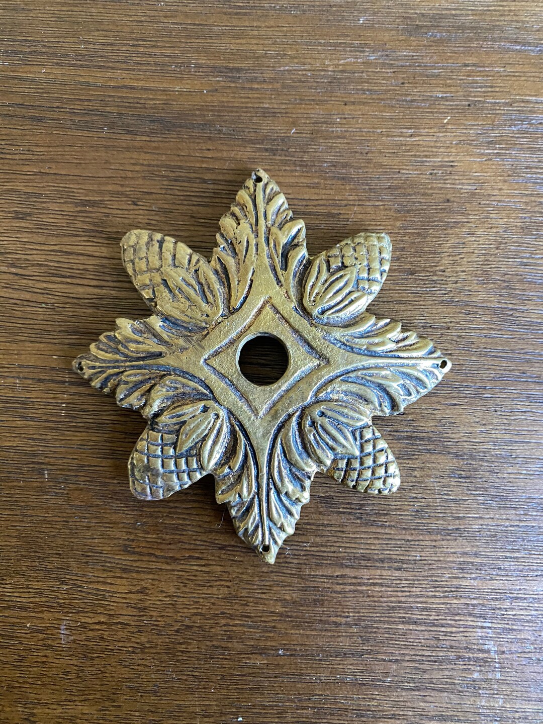 Vintage Brass Backplates, Backplate, Doorknob Backplate, Salvage ...