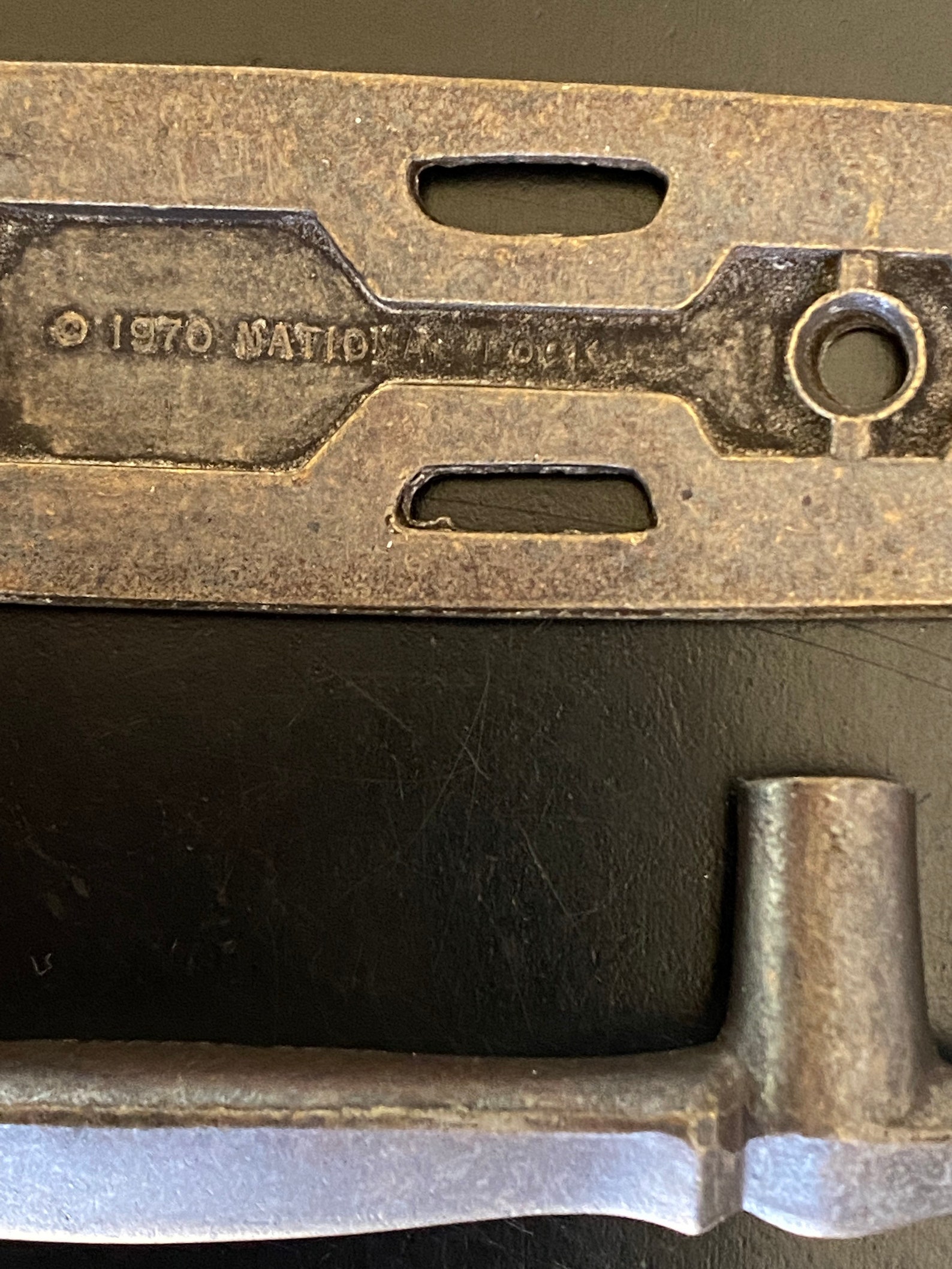 Vintage MCM Brass Drawer Door Handle Door Pulls With - Etsy
