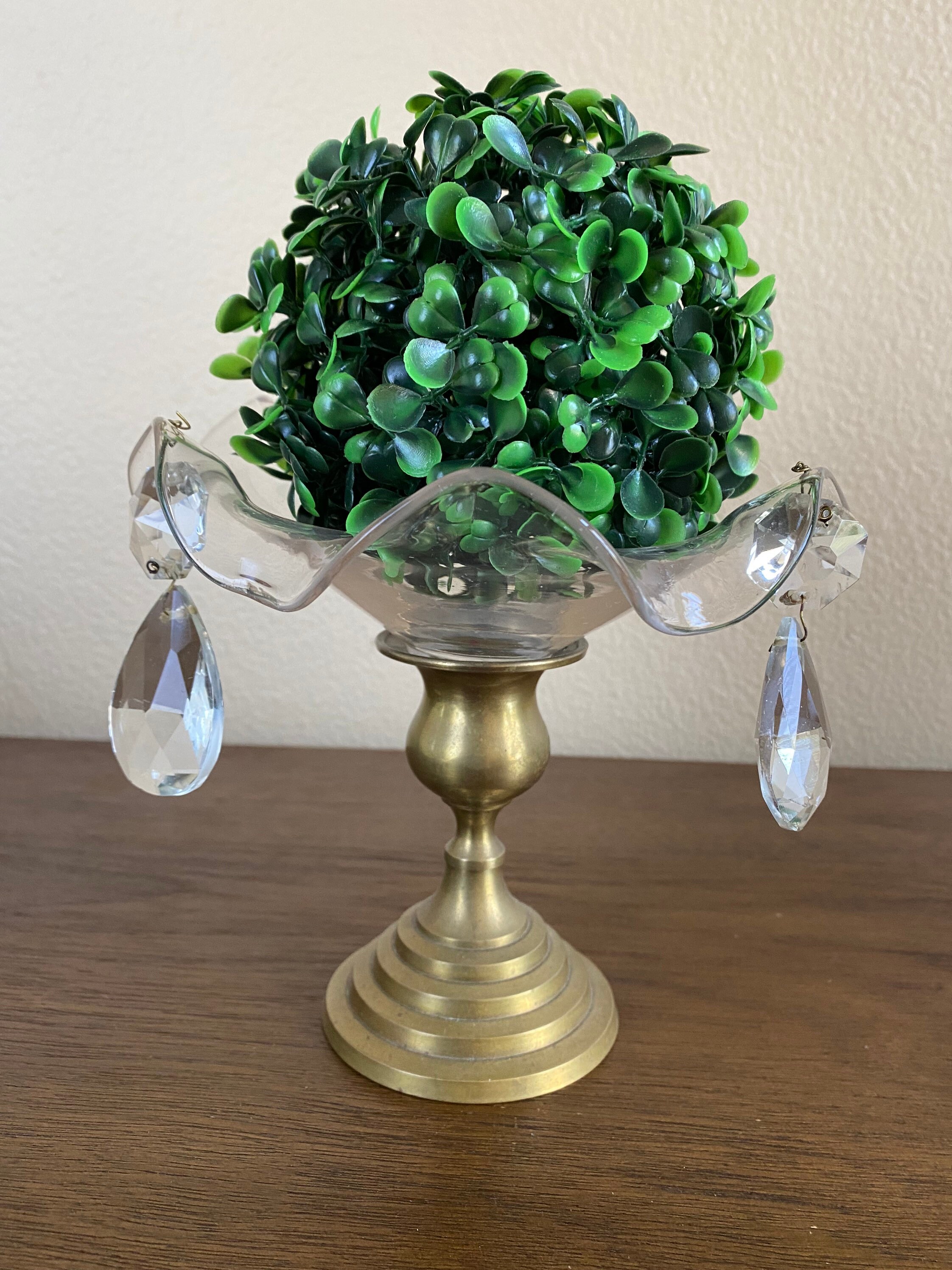 Large Glass Candle Drip Vintage Glass Lamp Light Part Light - Etsy