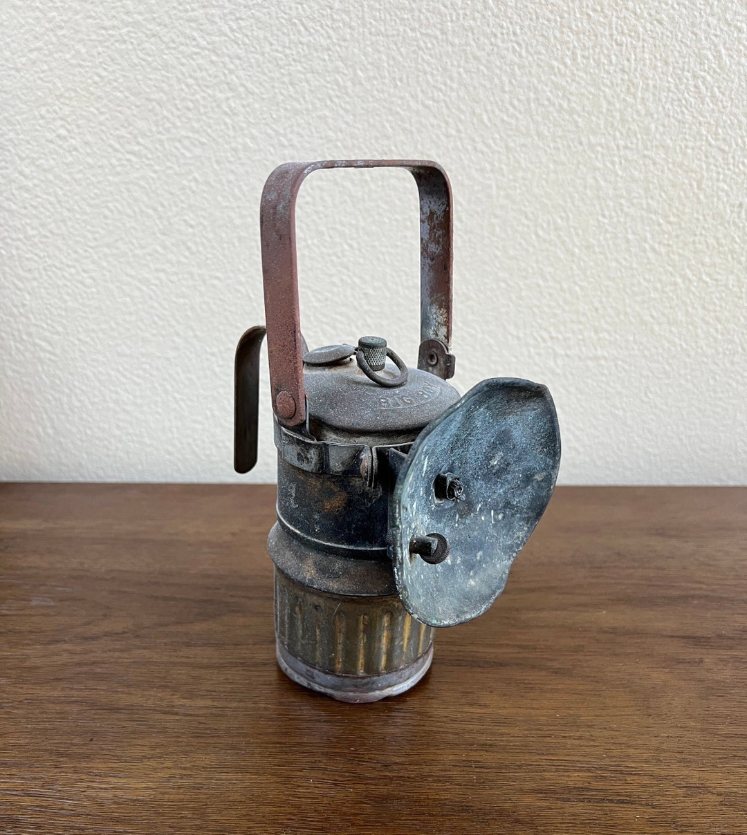 Rare “big Boy” Coal Miner’s Brass Lantern, Antique LANTERN, Old Lantern ...