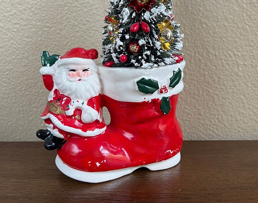 Vintage Napco Santa Planter, Vintage Santa Planter, Napco Santa ...