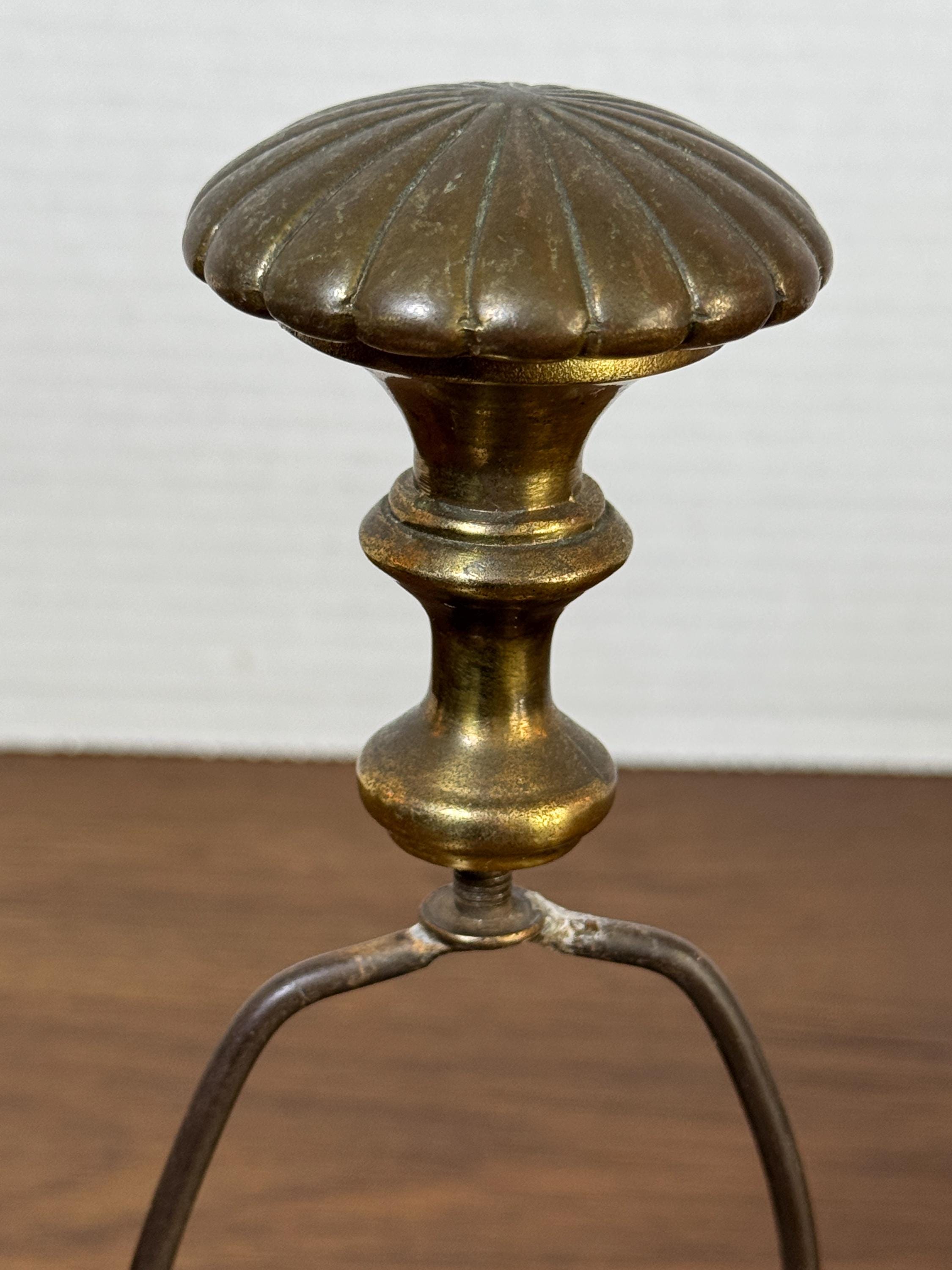 Vintage Solid Brass Metal Lamp Finial, Vintage Lamp Finial, Metal Lamp ...
