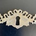Vintage Keyhole Plate Vintage Brass Escutcheon Keyhole - Etsy