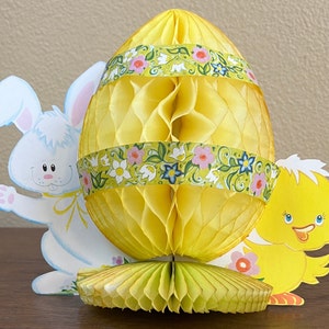 Vintage Denmark Easter Honeycomb, Danish Amscan Easter Honeycomb ...