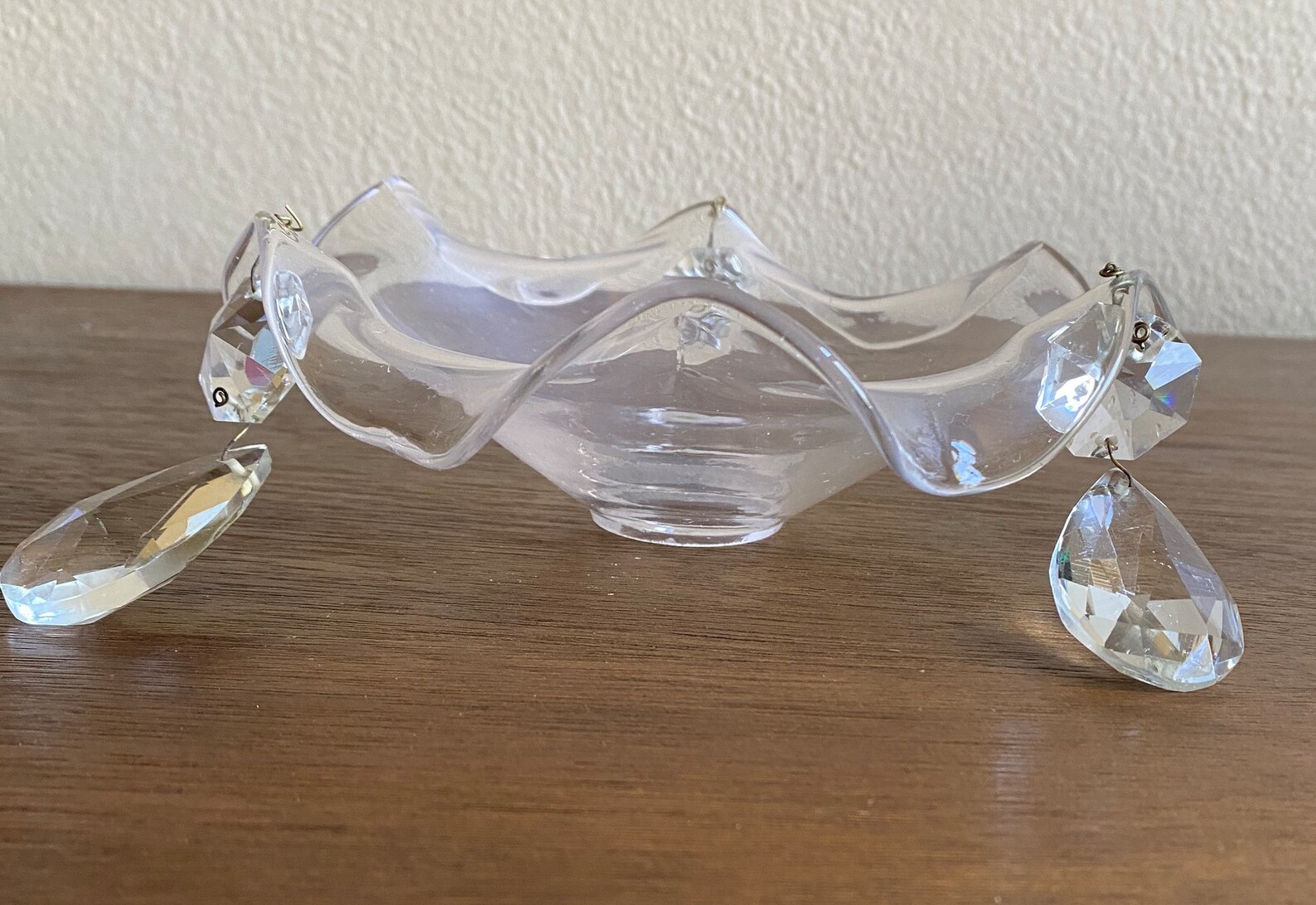 Large Glass Candle Drip Vintage Glass Lamp Light Part Light - Etsy