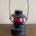 Vintage Handlan St. Louis Lantern, Red Glass Globe, Railroad ...