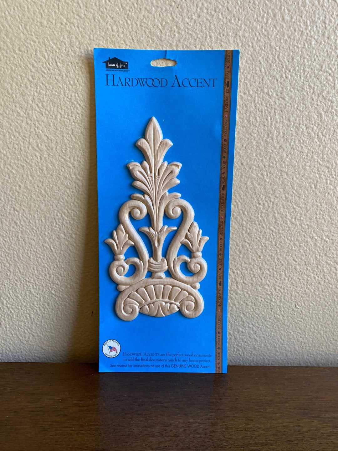 Vintage Birch Wood Molding Applique, Architectural Adornment - Etsy