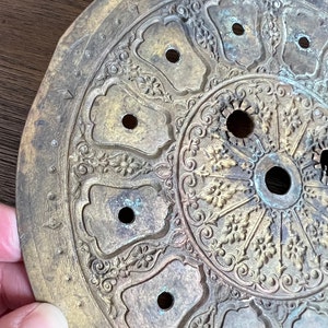 Vintage Salvage Brass Clock Face, Brass Clock Face, Clock Face, Clock ...