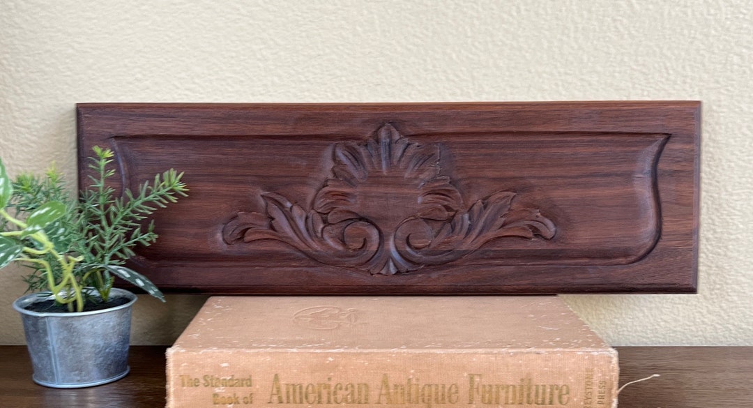Vintage Custom Wood Panel, Decorative Stained Poplar Wood Panel ...