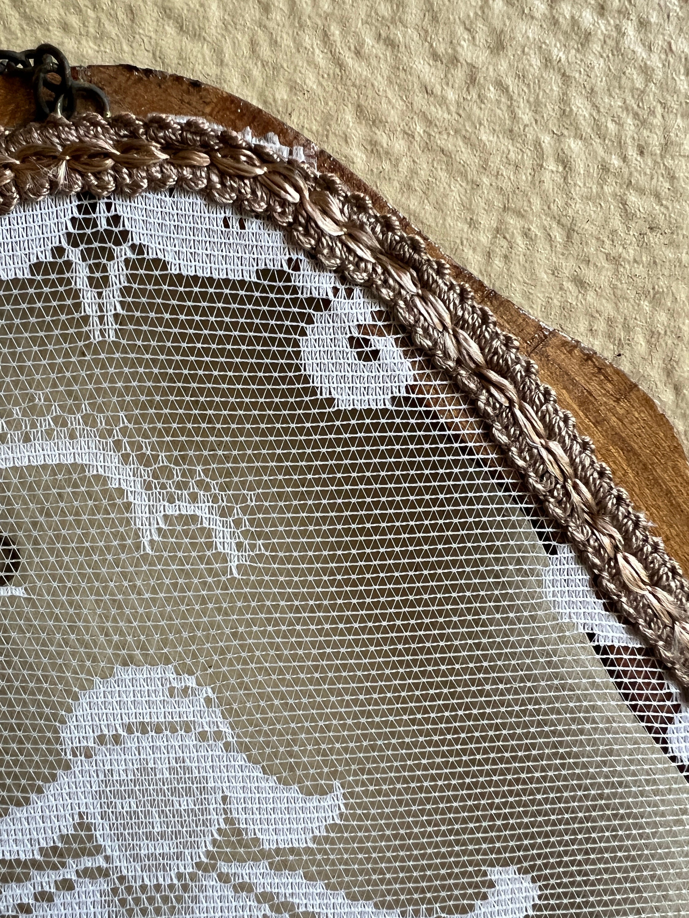 Vintage Danish Wall Hanging, Framed Danish Lace, Danish Artwork, Danish ...