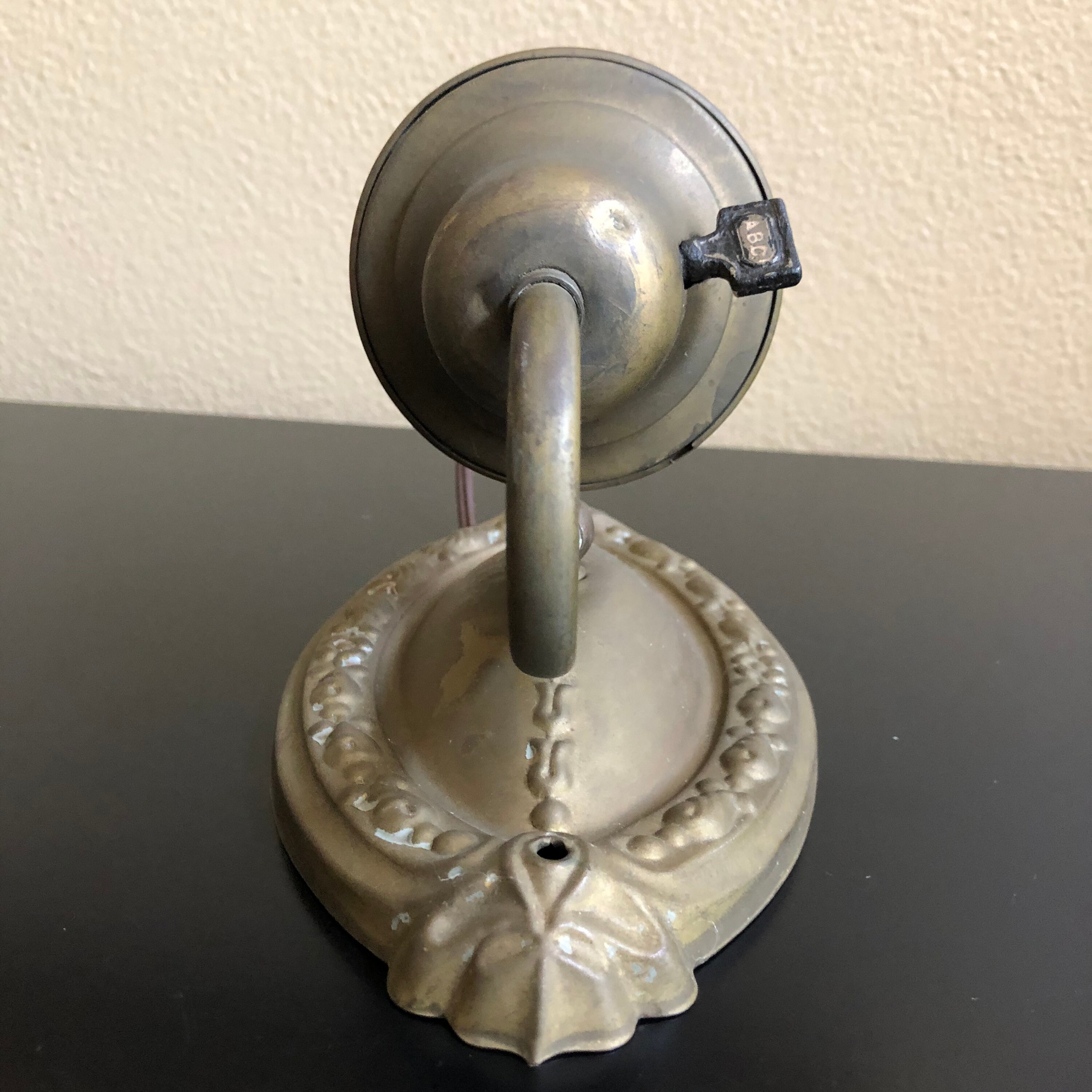Vintage Brass Wall Mount Light Fixture Wall Light Vintage | Etsy