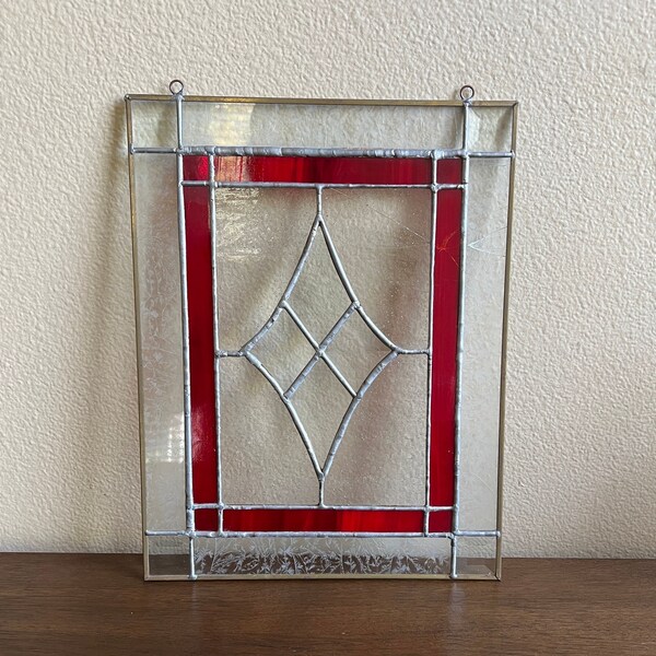Stained Glass Panel Clear - Etsy