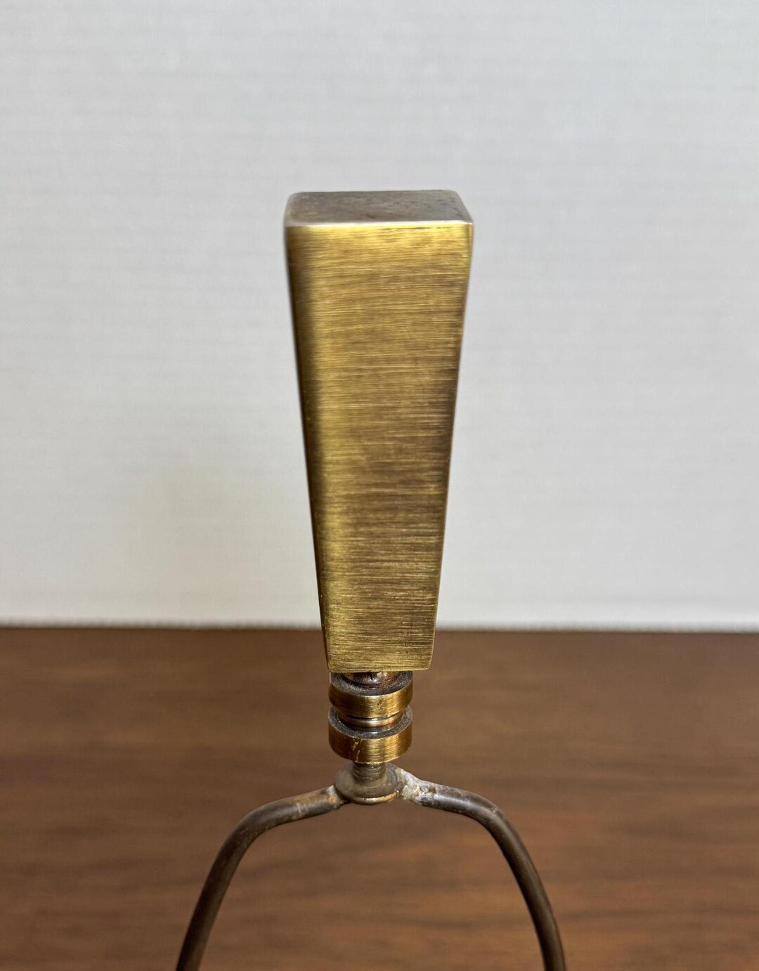 Vintage Antique Gold Metal and Wood Lamp Finial, Vintage Lamp Finial ...