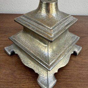 Vintage Brass Lamp Base, Light Part, Salvage Brass Light Base ...