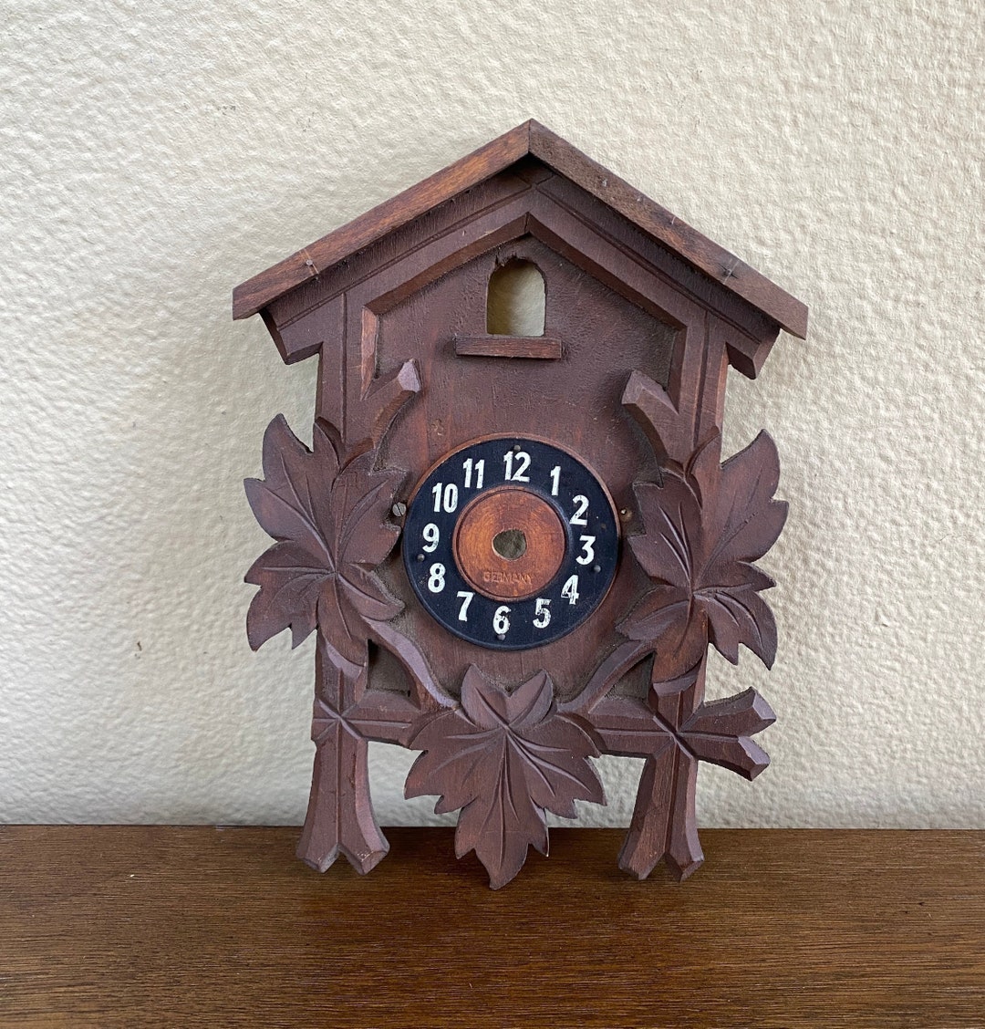 Vintage Salvage Clock, Face Clock, Clock Parts, Leaf Pitch Restoration ...