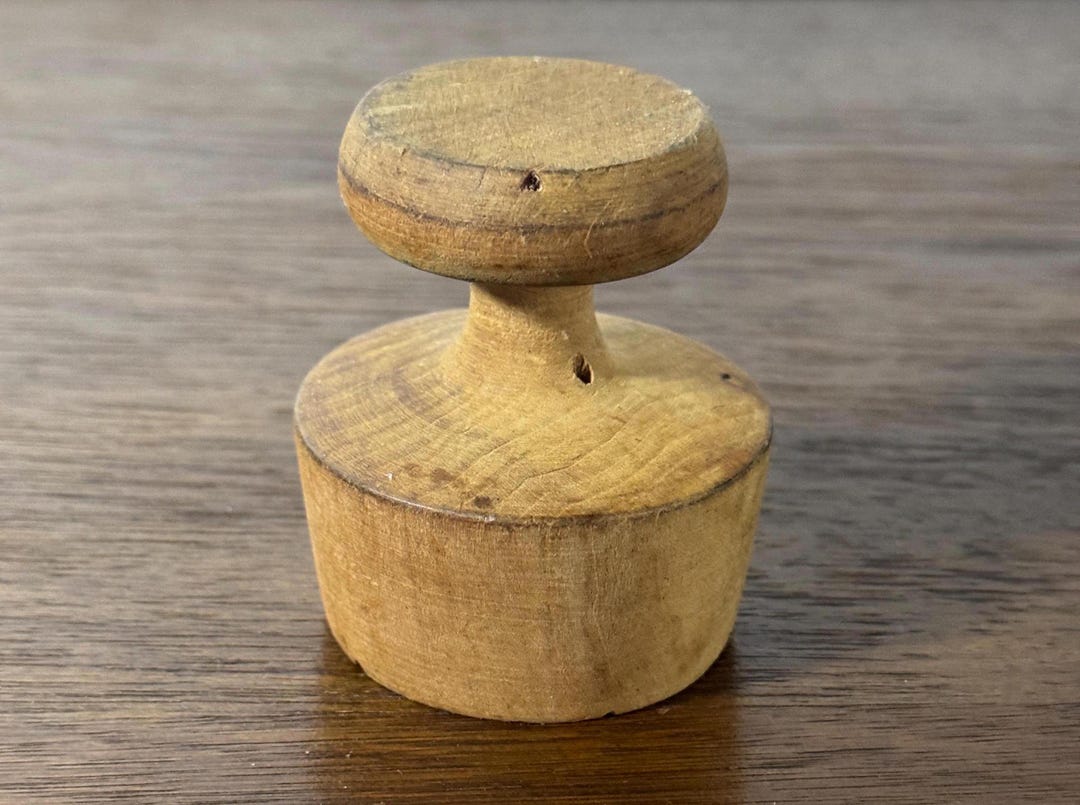 Vintage Primitive Wooden Biscuit Cutter, Wood Cookie Cutter, - Etsy